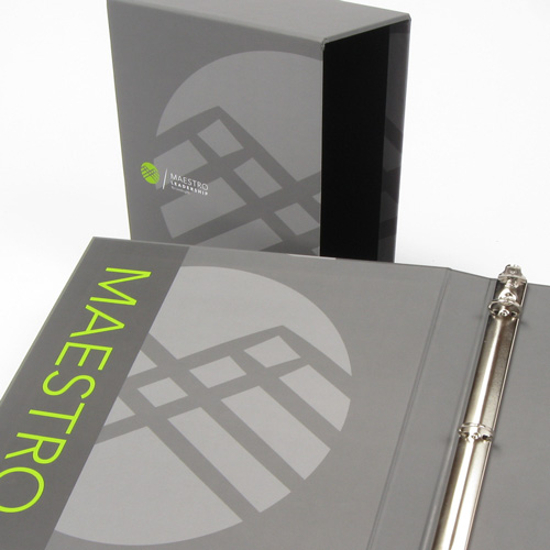 Custom Corporate Binders Slipcase – Maestro - K&L Looseleaf Products, Inc.