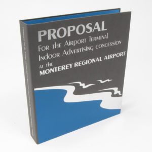 Custom Corporate Proposal Binders - Clear Channel - K&L Looseleaf ...